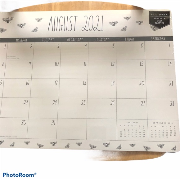 Rae Dunn | Other | Nwt Rae Dunn 7 Mo 222 Desk Blotter Calendar | Poshmark